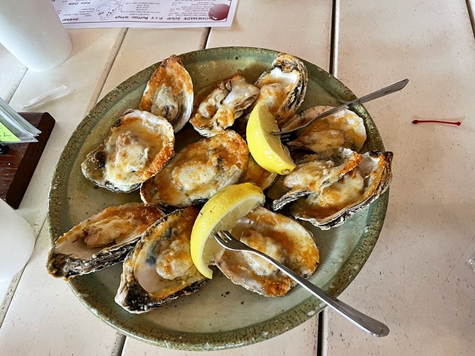 These chargrilled oysters aren't just cooked, they're transformed &ndash; a smoky, buttery revelation that might convert even the most hesitant shellfish skeptics.
