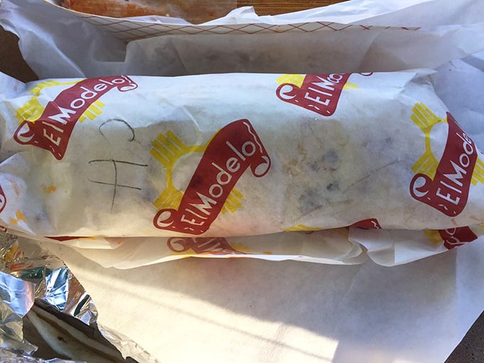 Wrapped like a present to your taste buds, this chicharrones burrito combines crispy pork and soft tortilla in a textural tango.