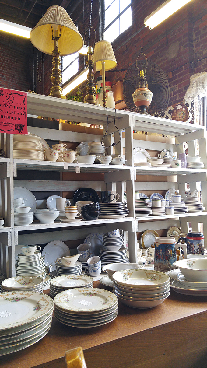 Grandma's china cabinet, reimagined. These aren't just dishes&mdash;they're Sunday dinners, holiday gatherings, and the cake plates that held every birthday celebration since 1962.