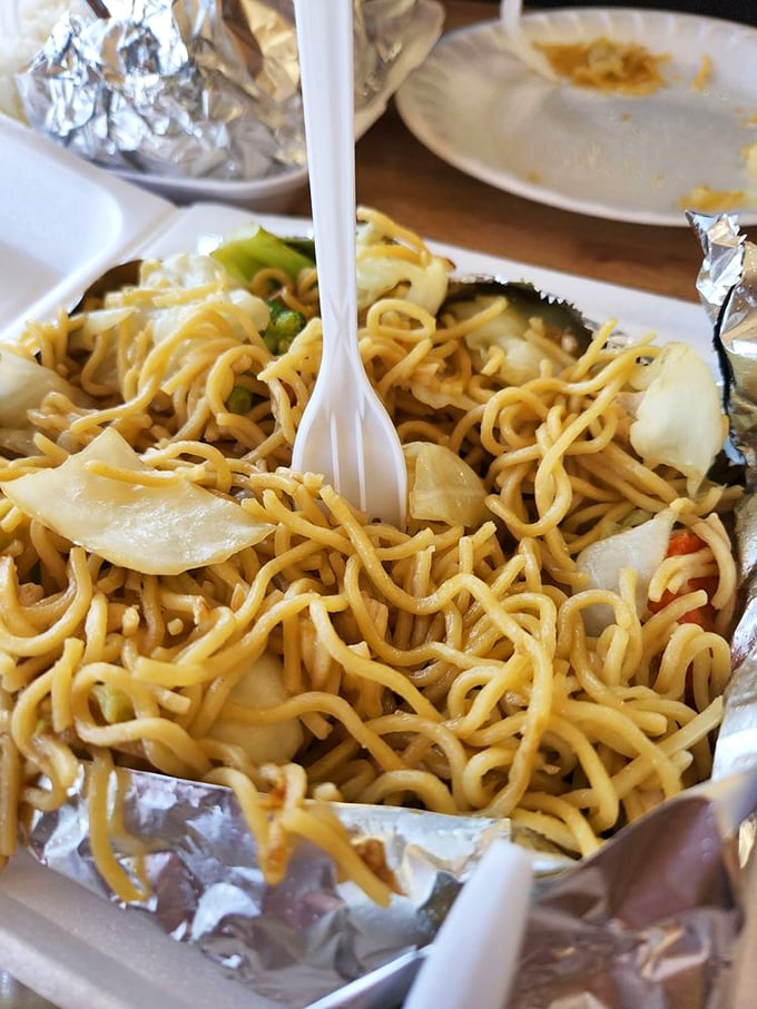 These chow mein noodles aren't just stir-fried&mdash;they're a masterclass in texture, with each strand maintaining its integrity while soaking up savory goodness.