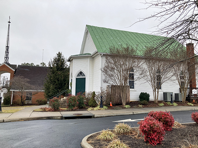 This charming white church with its distinctive green roof has witnessed generations of Crozet residents celebrating life's most meaningful moments.