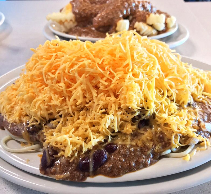 Cincinnati-style chili isn't chili as Texans know it&mdash;it's a Mediterranean-spiced meat sauce crowned with a snowcap of finely shredded cheddar that defies gravity.