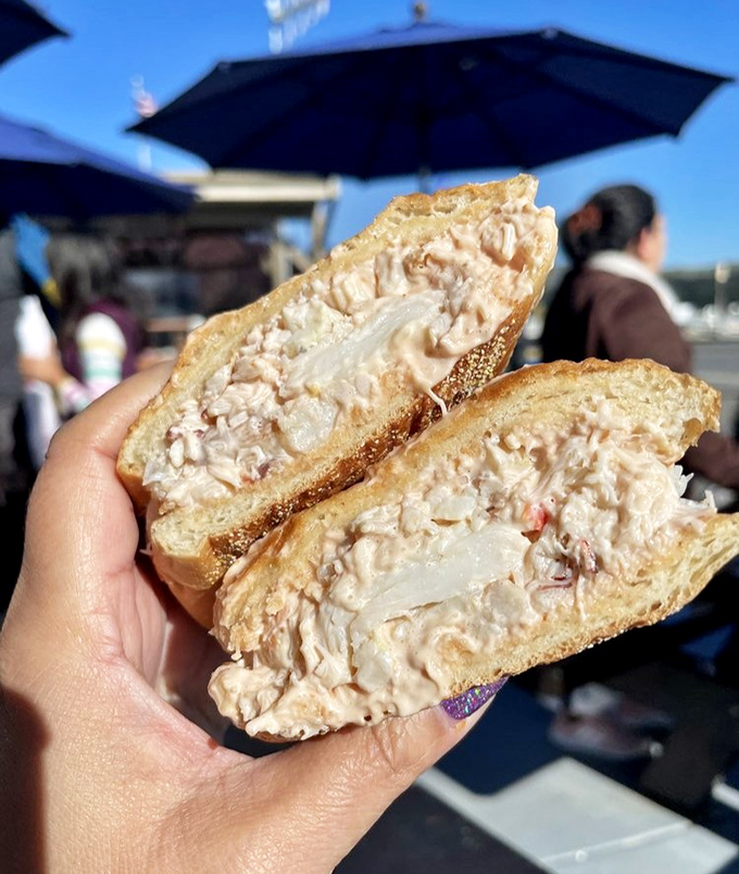 The Dungeness crab sandwich &ndash; where sweet, delicate meat meets fresh bread in a romance that makes other sandwiches jealous.