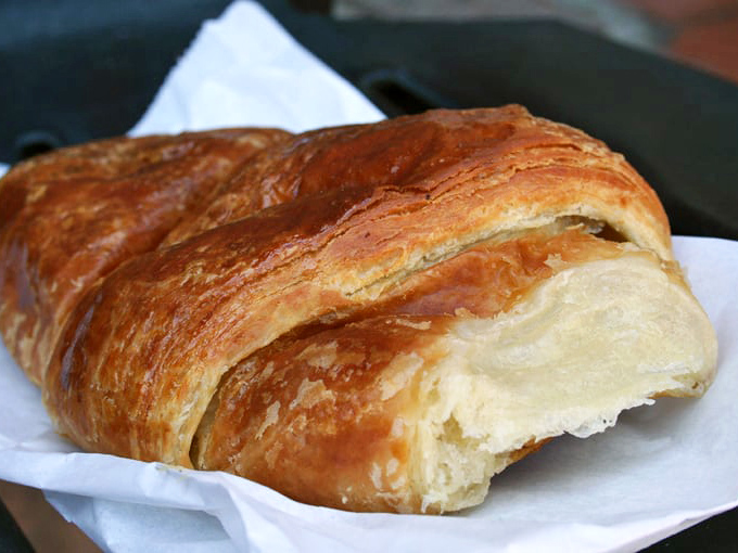 Butter's greatest achievement: a croissant with layers so defined they deserve their own topology textbook.