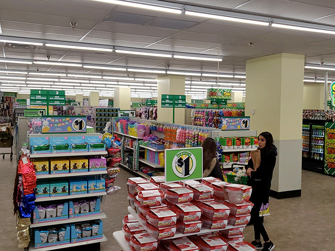 Savvy shoppers navigate the well-organized aisles, hunting for those unexpected finds that make Dollar Tree shopping feel like a treasure expedition.