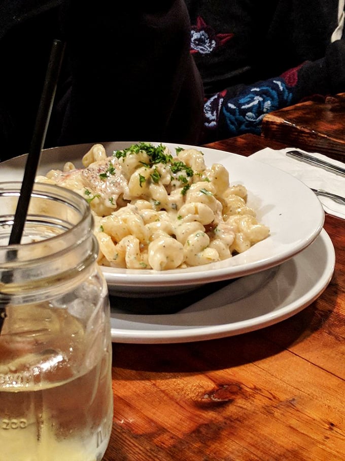 Not all mac and cheese is created equal. This creamy masterpiece, garnished with fresh herbs, is what comfort food aspires to be when it grows up.