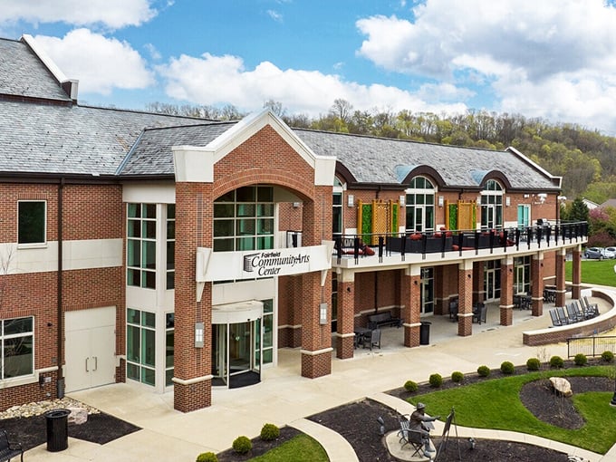 The Community Arts Center stands as proof that cultural enrichment doesn't require a Manhattan address or parking garage fees that rival your mortgage.