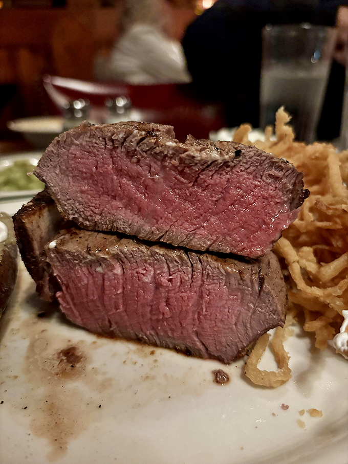 The perfect medium-rare filet doesn't exi&mdash; Oh wait, here it is, posing for its glamour shot before disappearing in record time.