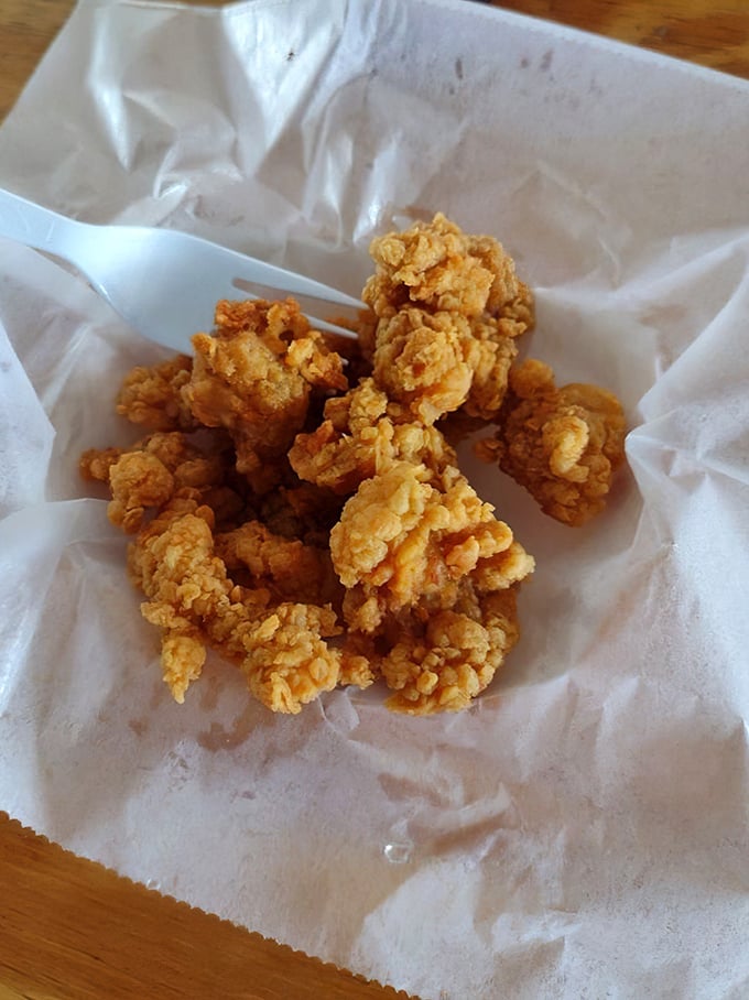 Golden nuggets of Florida heritage. These crispy gator bites might make you rethink everything you thought you knew about reptile cuisine.