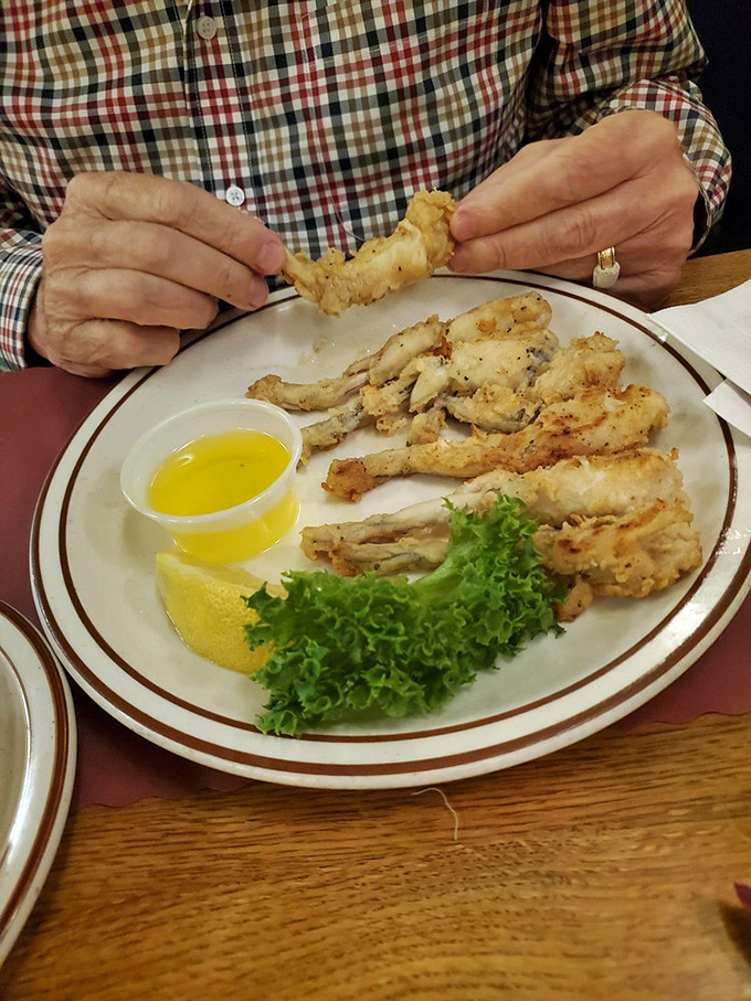 Frog legs: The dish that always prompts someone at the table to say, "Tastes like chicken!" (They're not wrong, but they're not entirely right either.)