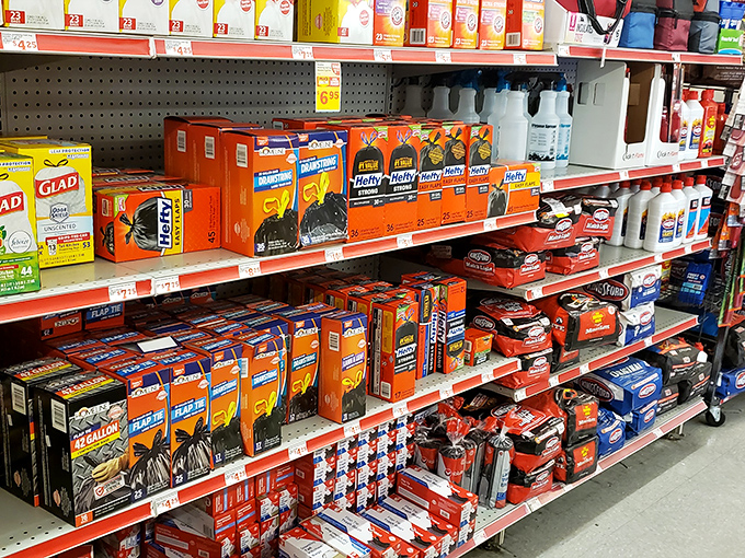 Tool time! This aisle contains everything you need to fix what your spouse swore they could repair "without any help."