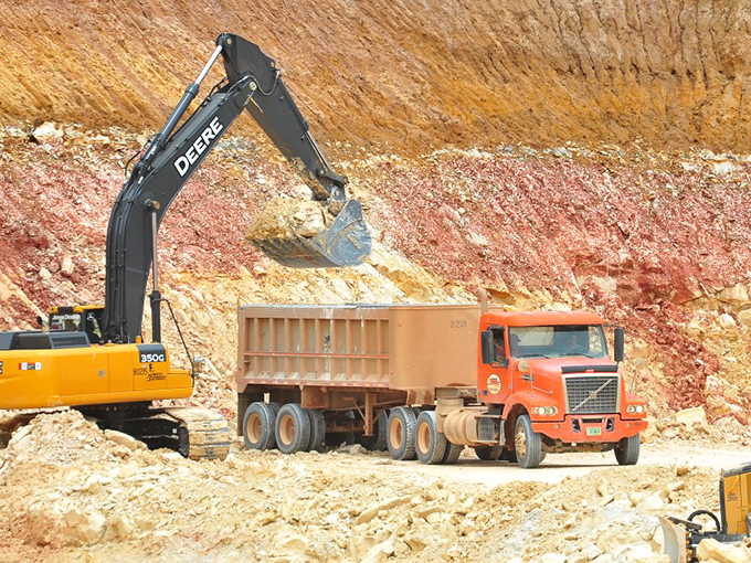 The lifeblood of Sandersville's economy&mdash;kaolin mining provides jobs and stability that contribute to the town's affordability. Those layers of white clay look like a geological layer cake!