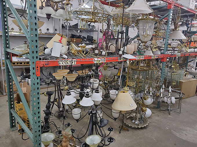 Illumination inspiration! This chandelier collection rivals any lighting showroom, offering everything from vintage brass beauties to contemporary fixtures at prices that won't dim your wallet. 