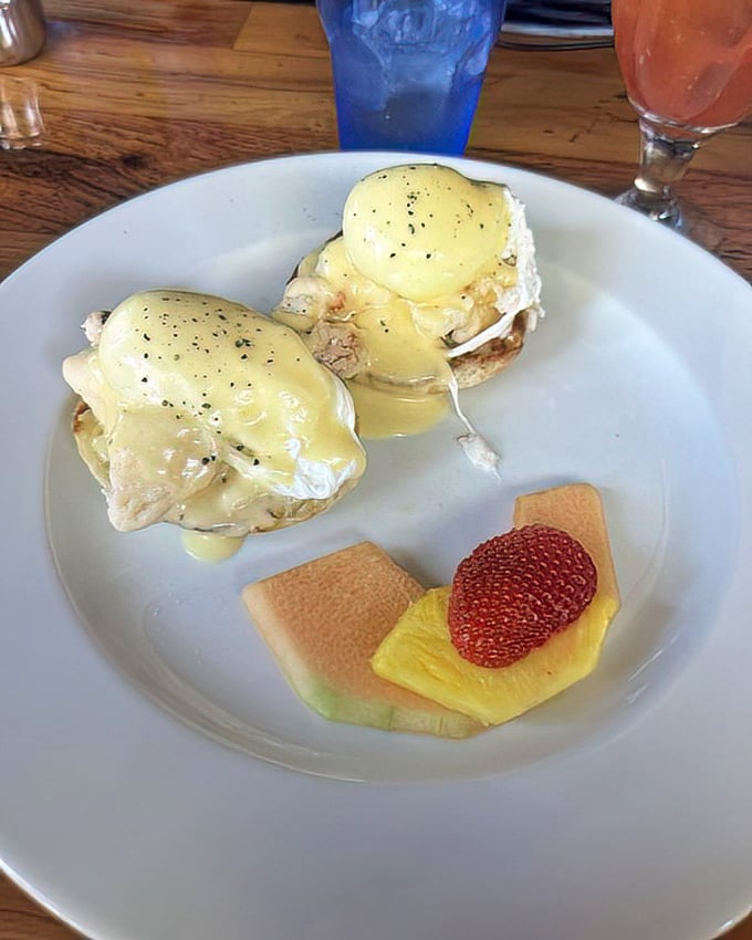 The legendary Lobster Benedict&mdash;where sweet Florida lobster meets perfectly poached eggs in a romance that would make Shakespeare weep.