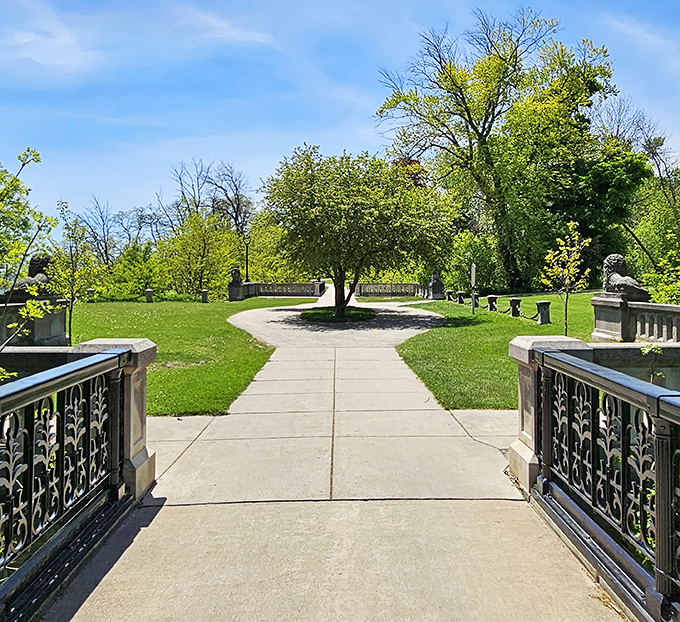 These manicured pathways lead to adventure, proving that sometimes the journey really is as beautiful as the destination.