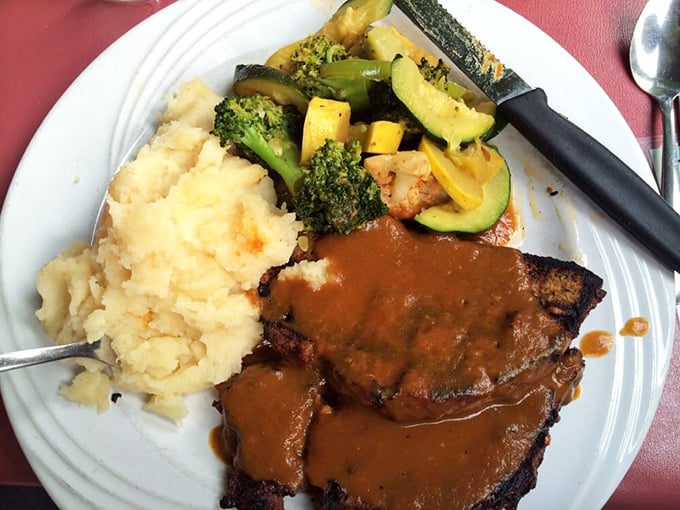 The meatloaf's crispy edges are the culinary equivalent of finding extra money in your pocket&mdash;an unexpected delight worth celebrating.