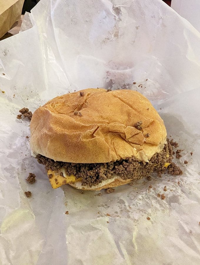 A sandwich that refuses to be contained by its bun &ndash; the loose meat rebellion that's converted Midwesterners for generations.