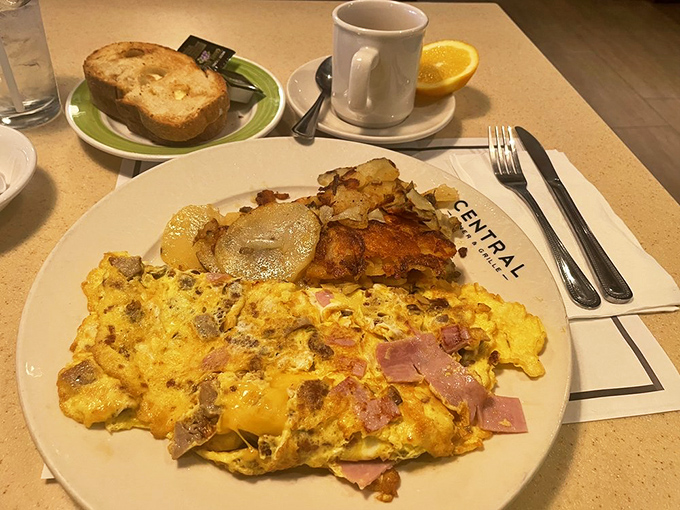 Behold the Western omelet in its natural habitat&mdash;perfectly executed, generously filled, and ready to transform your morning from ordinary to extraordinary.