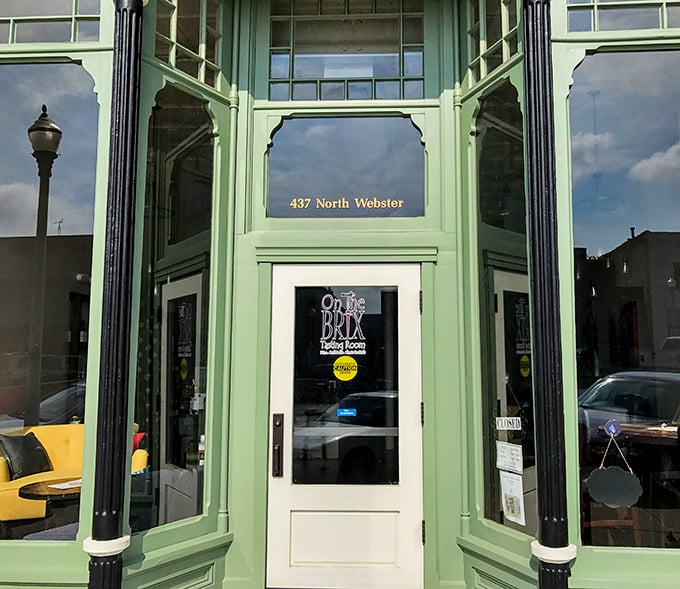 That mint-green storefront of On the Brix beckons like an oasis of charm in a desert of chain stores and cookie-cutter retail.