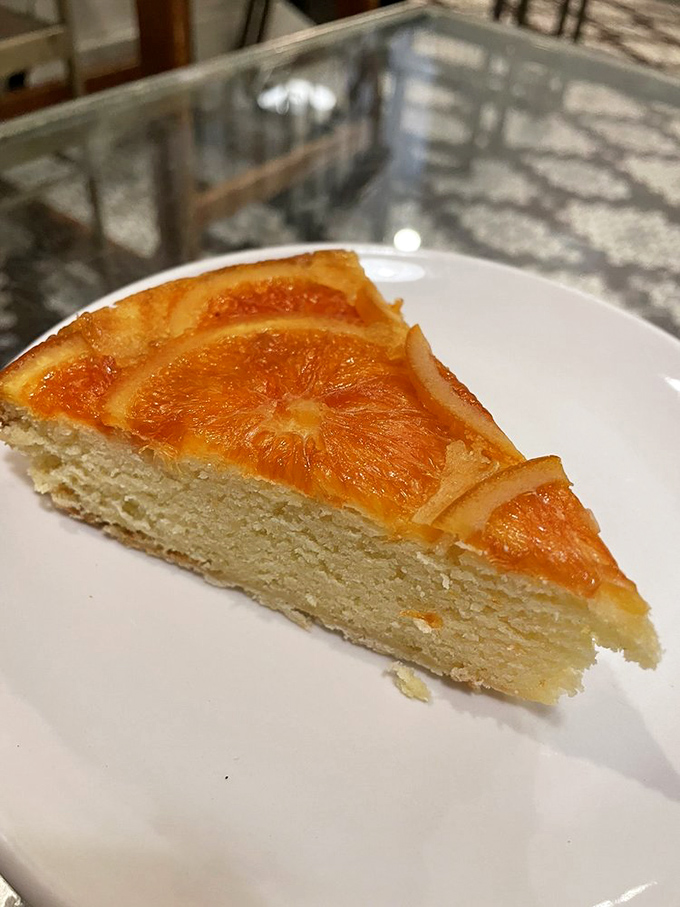 The orange upside-down cheesecake brings sunshine to even the gloomiest Boston winter day. Each citrusy bite is like a vitamin D supplement for your soul.
