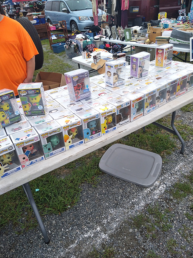 Modern collecting meets nostalgia as Funko POP! figures stand at attention. Today's treasures becoming tomorrow's vintage finds&mdash;the cycle continues at Jake's.