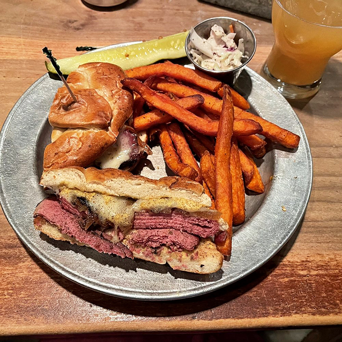 The Reuben sandwich here doesn't just satisfy hunger&mdash;it negotiates peace treaties between your taste buds and your stomach.