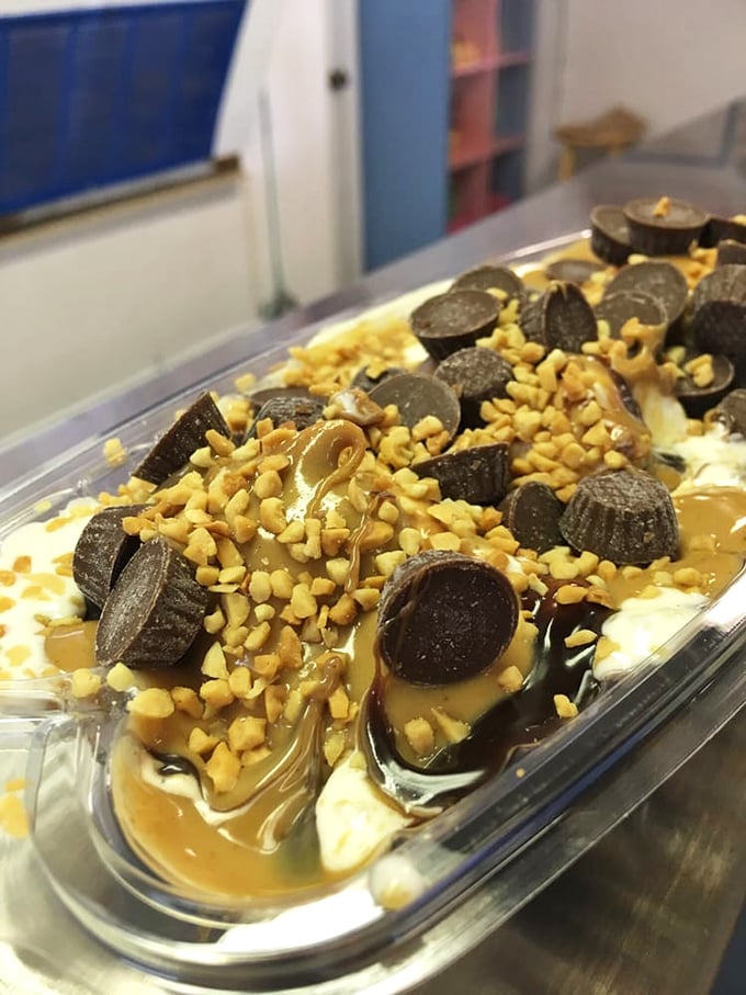 Peanut butter and chocolate unite in this sundae like old friends at a high school reunion&mdash;familiar, comforting, and guaranteed to make you forget about your diet resolutions.