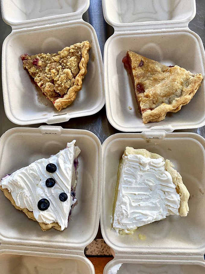 Pie heaven exists in Dayville! From fruit-filled treasures to cream-topped masterpieces, these slices are worth every mile of the journey.