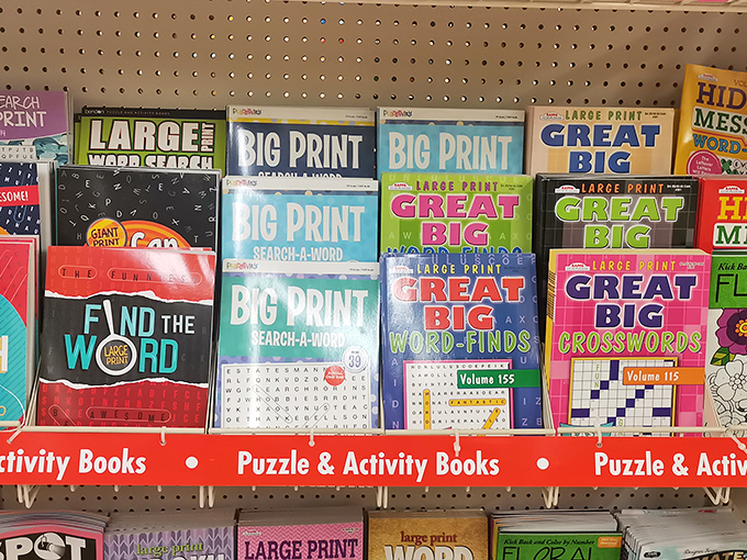 Word search books bigger than some apartment rental agreements. Mental gymnastics that cost less than a fancy coffee.