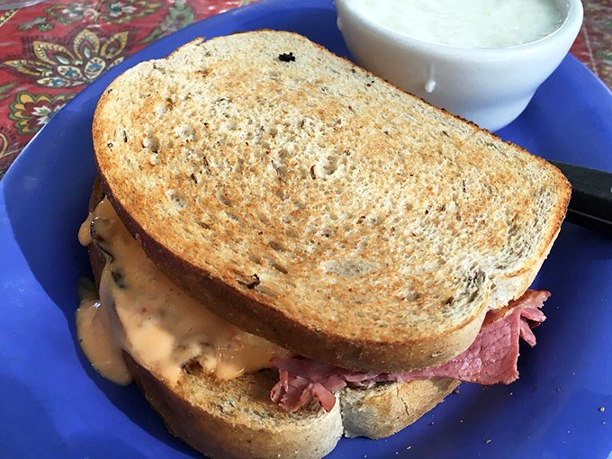 The Reuben sandwich proves that Over Easy doesn't just do breakfast&mdash;it creates midday masterpieces that would make any New York deli nod in respect.