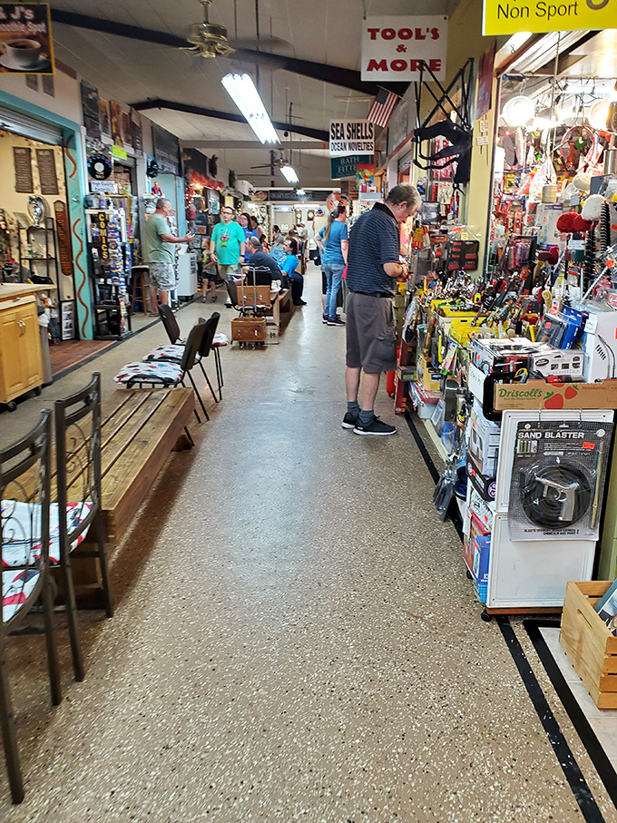 "Tools & More" isn't just a sign&mdash;it's a lifestyle philosophy. One person's random gadget is another's must-have kitchen innovation.