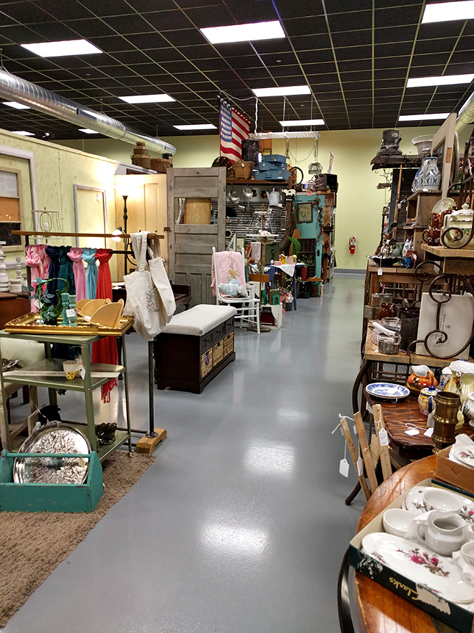 Vinyl records and vintage magazines—the analog entertainment section where Gen X finds their childhood and Boomers find their youth.