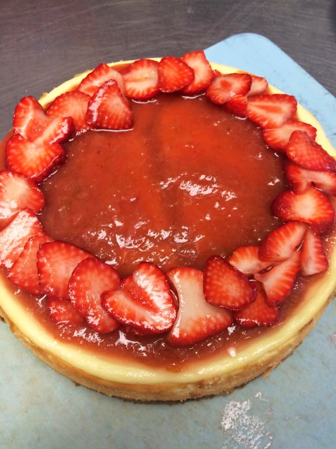 This strawberry cheesecake isn't just Instagram-worthy&mdash;it's a summer romance on a plate, the kind you'll reminisce about in January.
