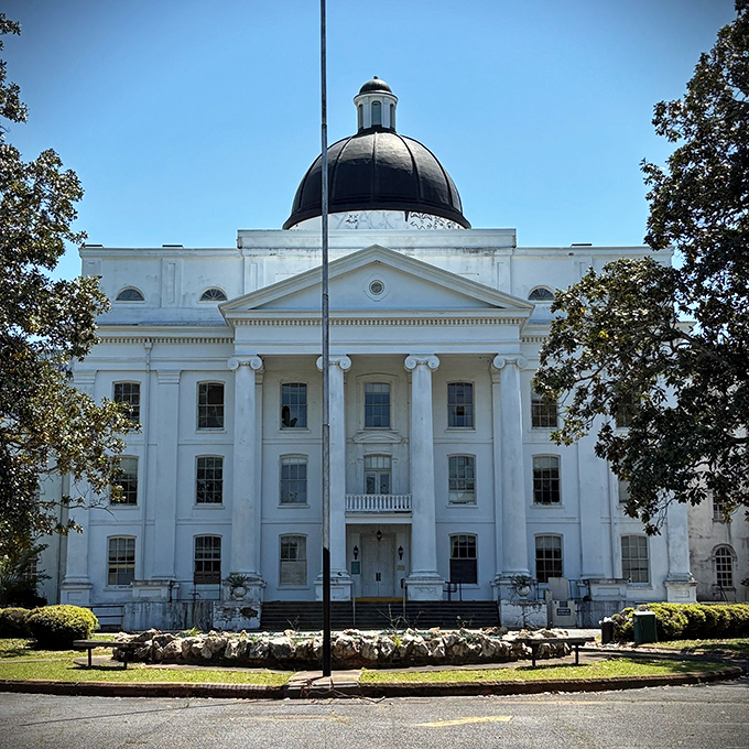 The Powell Building's impressive dome and columns remind us that government architecture once aspired to inspire rather than just house bureaucracy.