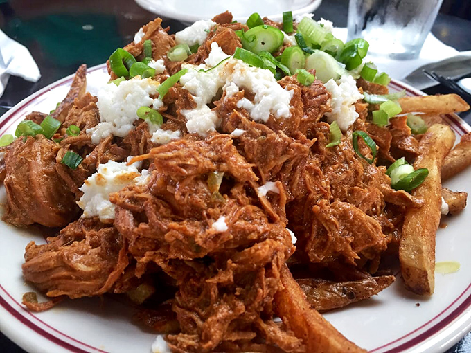When pulled barbecue meets french fries and cheese curds, you've got the kind of comfort food that makes Michigan winters bearable.