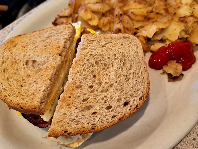 The humble club sandwich, elevated to art form. That perfect toast crunch giving way to savory fillings&mdash;proof that classics become classics for good reason.