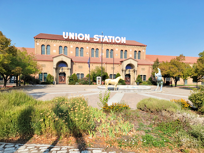 Union Station stands as Ogden's grand hello, a brick testament to when trains ruled and the West was still being won.