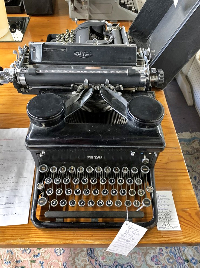 Before autocorrect ruined our spelling, these magnificent beasts demanded precision and purpose with every keystroke. The Royal still reigns supreme.