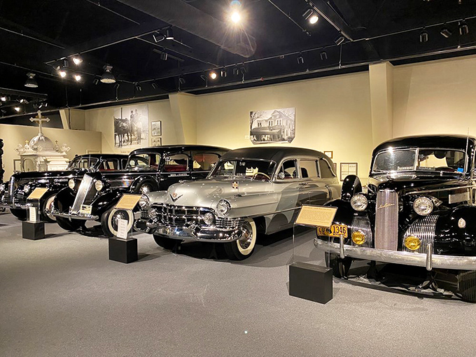 Detroit's finest had one final job&mdash;these gleaming vintage hearses showcase American automotive craftsmanship at its most dignified. Cadillac style for the final ride.