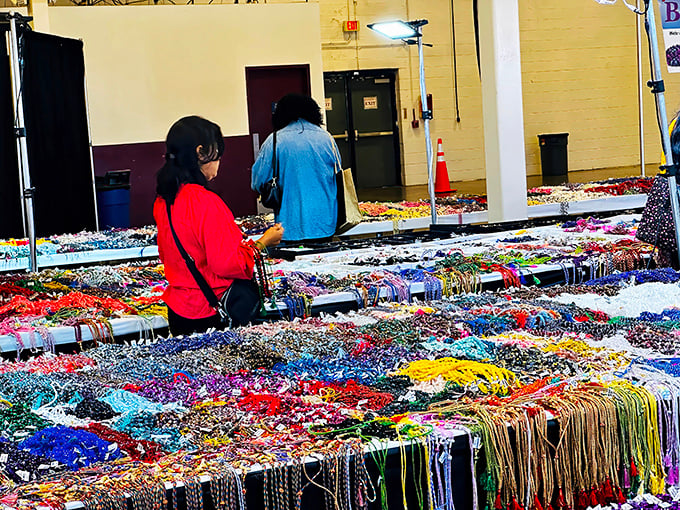 The thrill of discovery brings shoppers of all ages together. Each aisle promises new surprises as treasure hunters scan for their next great find.