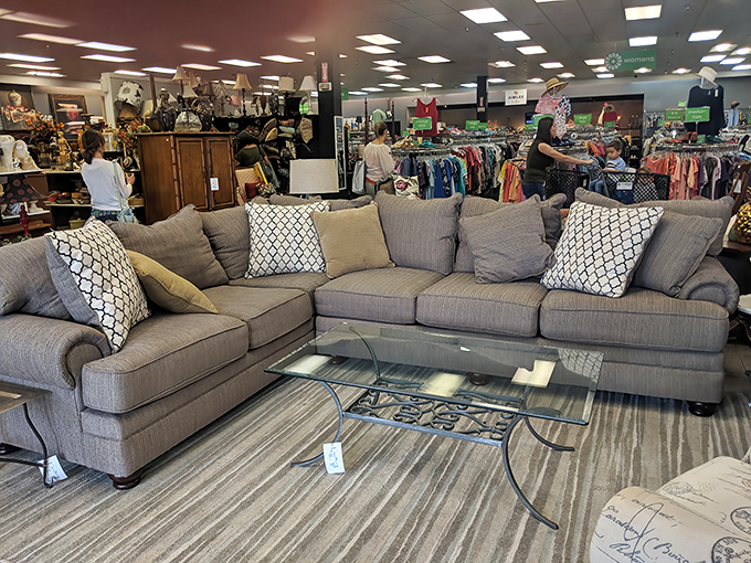 That sectional sofa isn't just furniture&mdash;it's your next conversation piece. "Oh this? Just a little something I discovered while treasure hunting."