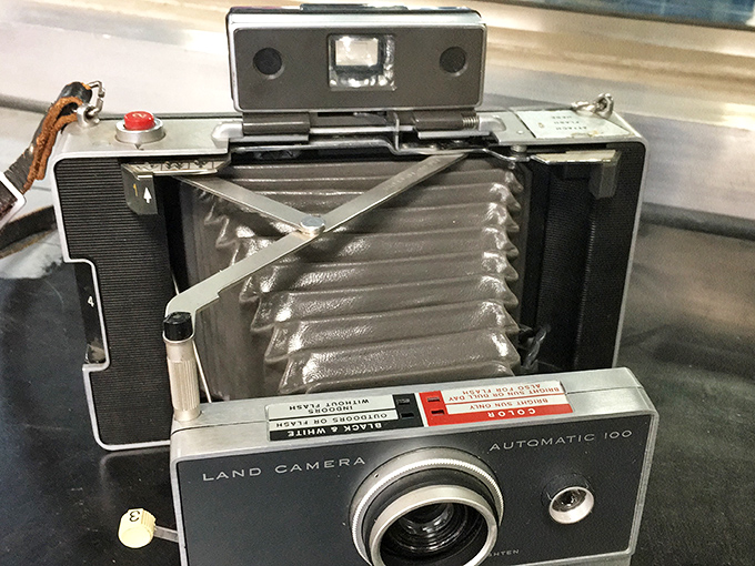 Vintage technology that whispers stories of bygone eras. This Land Camera has probably captured more memories than your smartphone ever will.