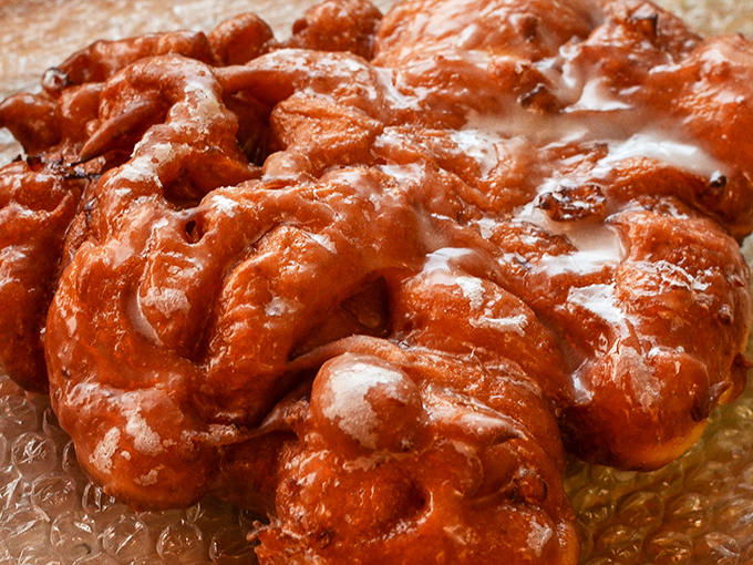 Golden apple fritters that look like they've been kissed by angels and taste even better.