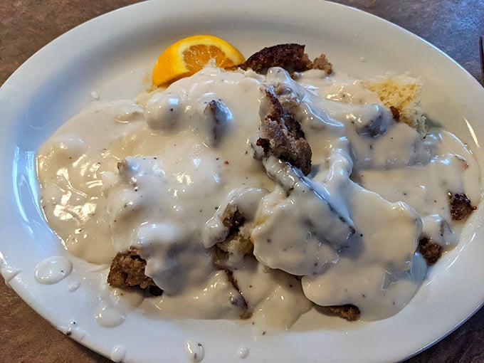 These biscuits and gravy look like they could heal whatever ails you &ndash; the penicillin of Southern comfort food.