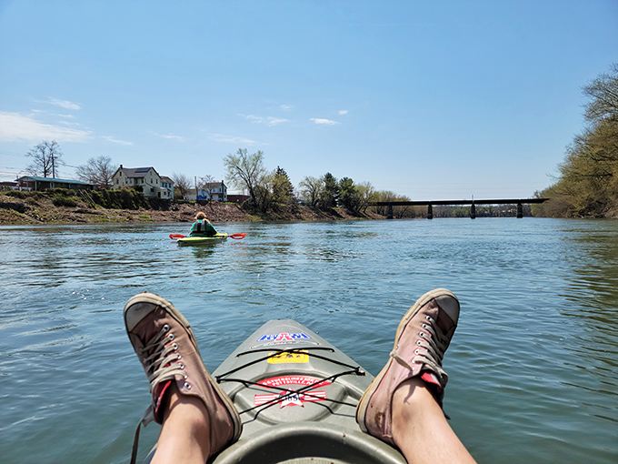 Freedom looks like dangling feet over a kayak bow. The Susquehanna offers the perfect escape when your email inbox becomes too much.