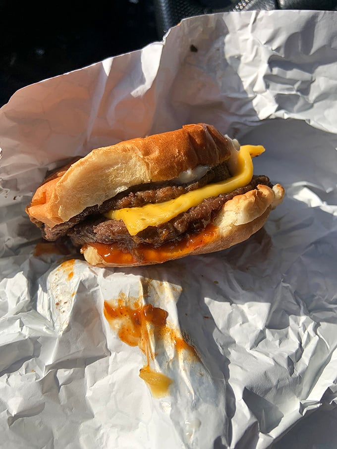 The Galley Boy in all its glory&mdash;two special sauces creating a sweet-savory symphony that makes other burgers seem like they're not even trying.