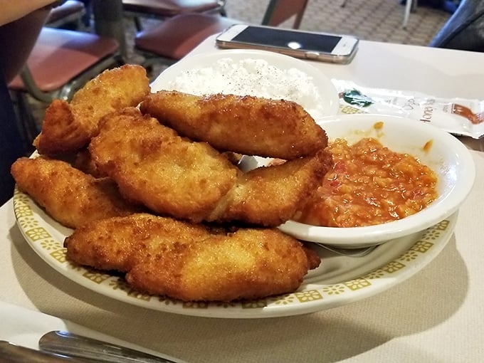 These chicken tenders could convert even the most sophisticated food snob. Crispy armor protecting juicy meat&mdash;a textbook example of doing simple things extraordinarily well.