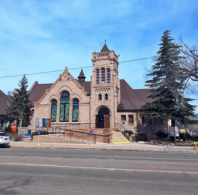 This historic church stands proud, having witnessed more Sunday confessions than a small-town gossip.