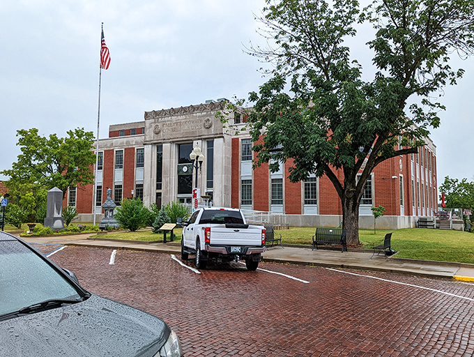 The Callaway County Courthouse stands as a testament to civic pride, where small-town government has operated with impressive architectural flair for generations.