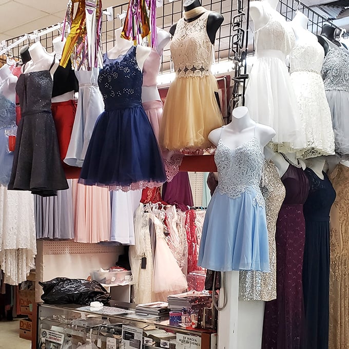 Quincea&ntilde;era dreams and prom night magic hang in perfect formation, waiting to transform ordinary evenings into memories.